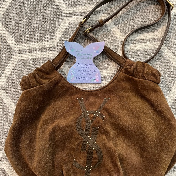 Yves Saint Laurent | Bags | Ysl Suede Bag | Poshmark